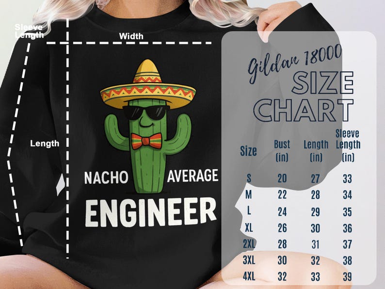 Funny Engineer Shirt, Nacho Average Engineer Tee, Engineering Pun T ...