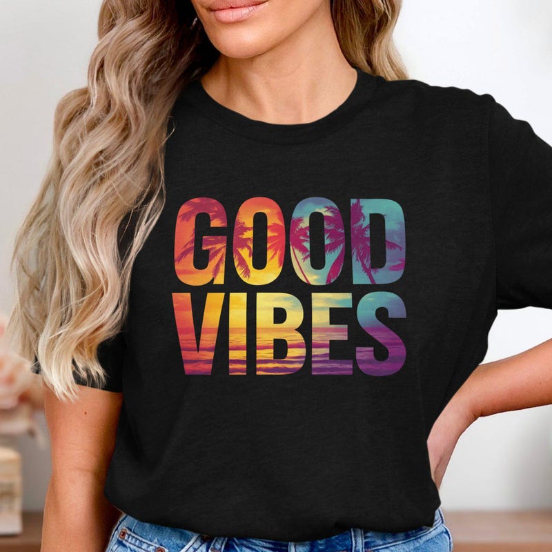 Good Vibes Tshirt - Etsy