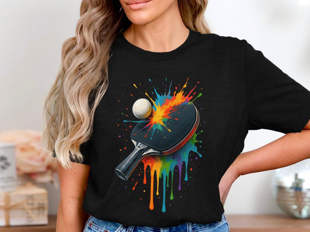 Ping Pong Shirt, Table Tennis Player Shirt, Funny Table Tennis T-shirt ...