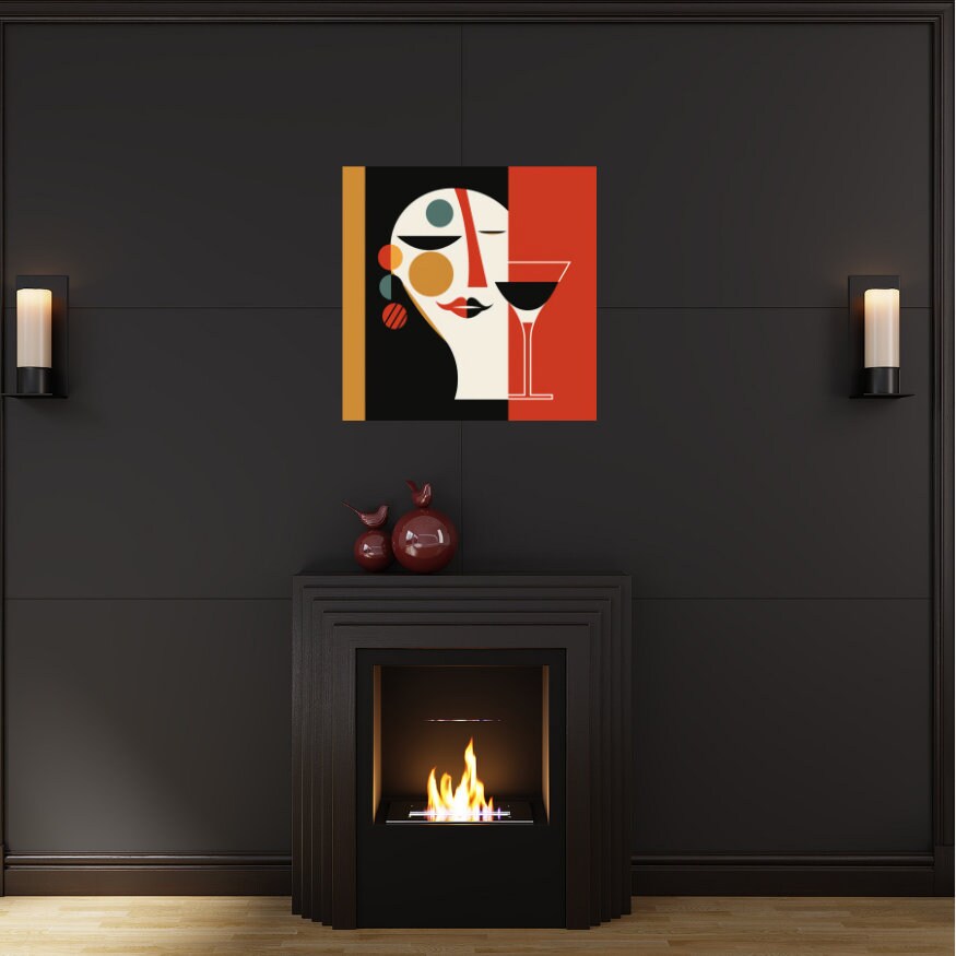 10 Printable Picasso Inspired Bar Wall Art Prints, Barart, Wall Art ...