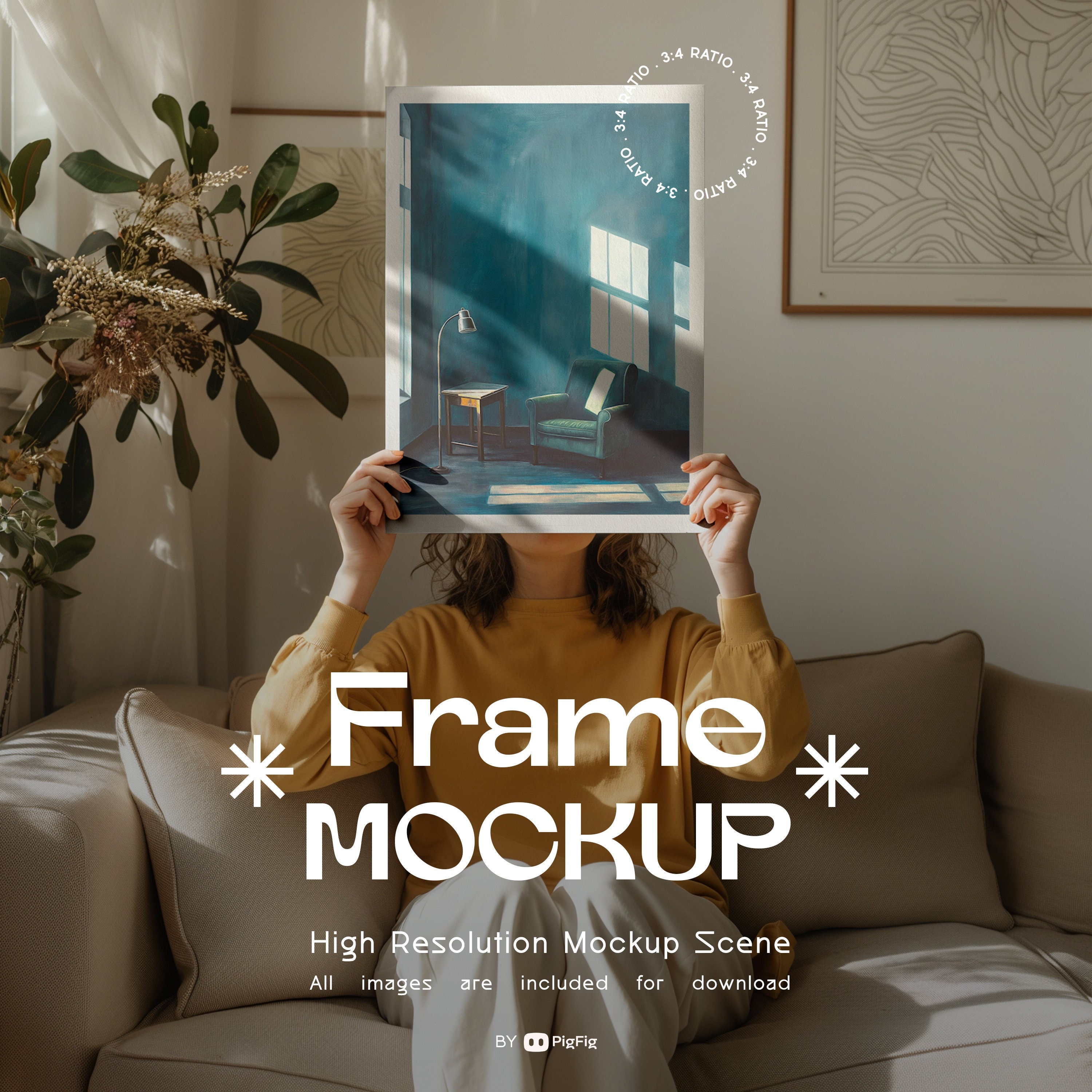 A Minimal Frame in Cozy Living Space - Etsy
