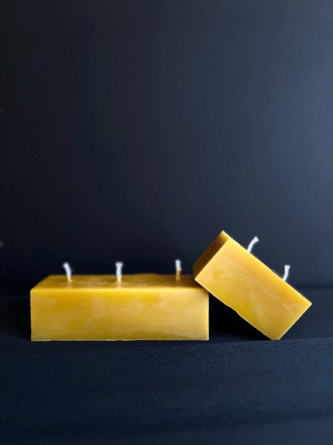 Beeswax Brick Candle Loaf Beeswax Pillar Candle Rectangular Home Decor ...