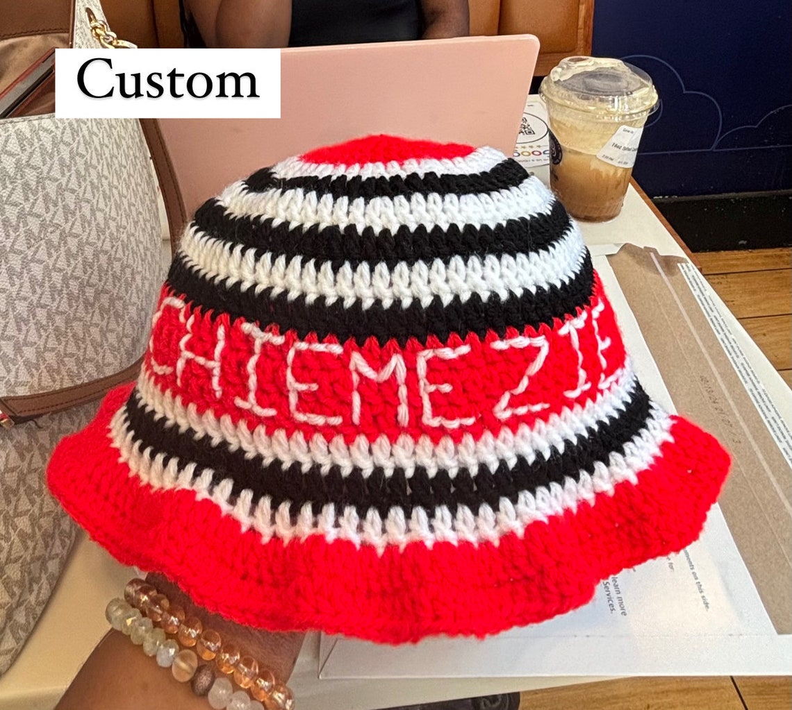 Odumodublvck Crocheted Bucket Hat Okpu Agu - Etsy