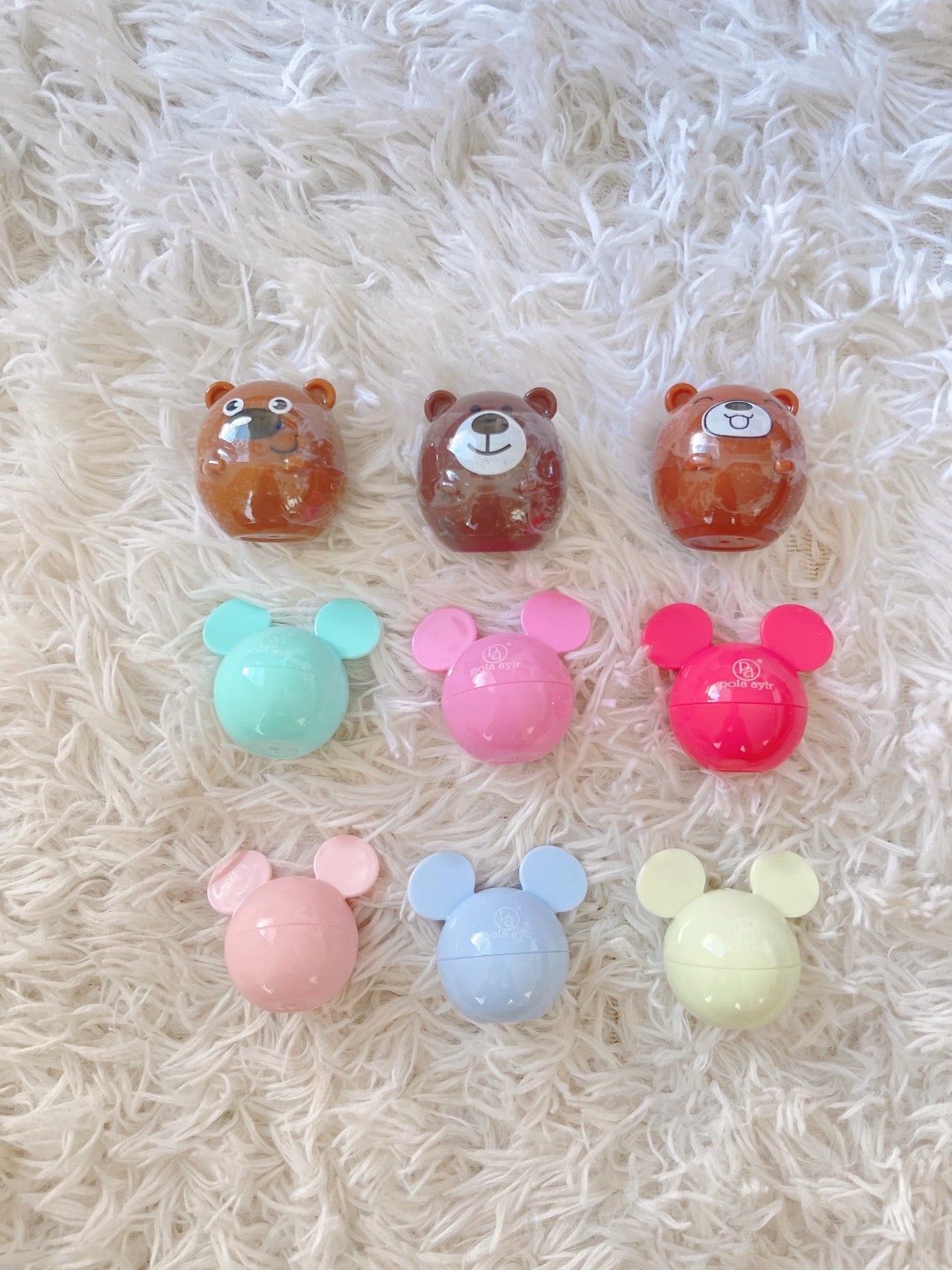 Lip Balm, Cute Kawaii Cartoon Lip Balm, Bear Lip Balm, Mickey Lip Balm ...