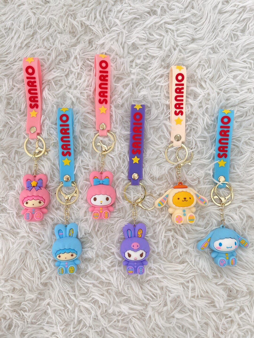 Cute/kawaii Sanrio Characters Keychain, Bag Charm, Gift, Little ...