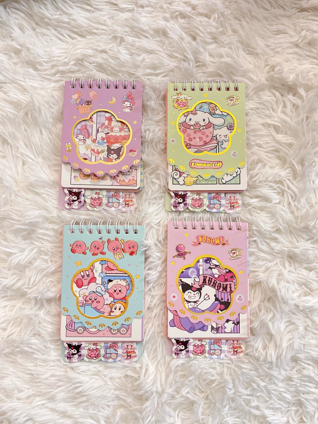 Cute Kawaii Mini Sanrio Characters Notebooks Notepad Back to School for ...