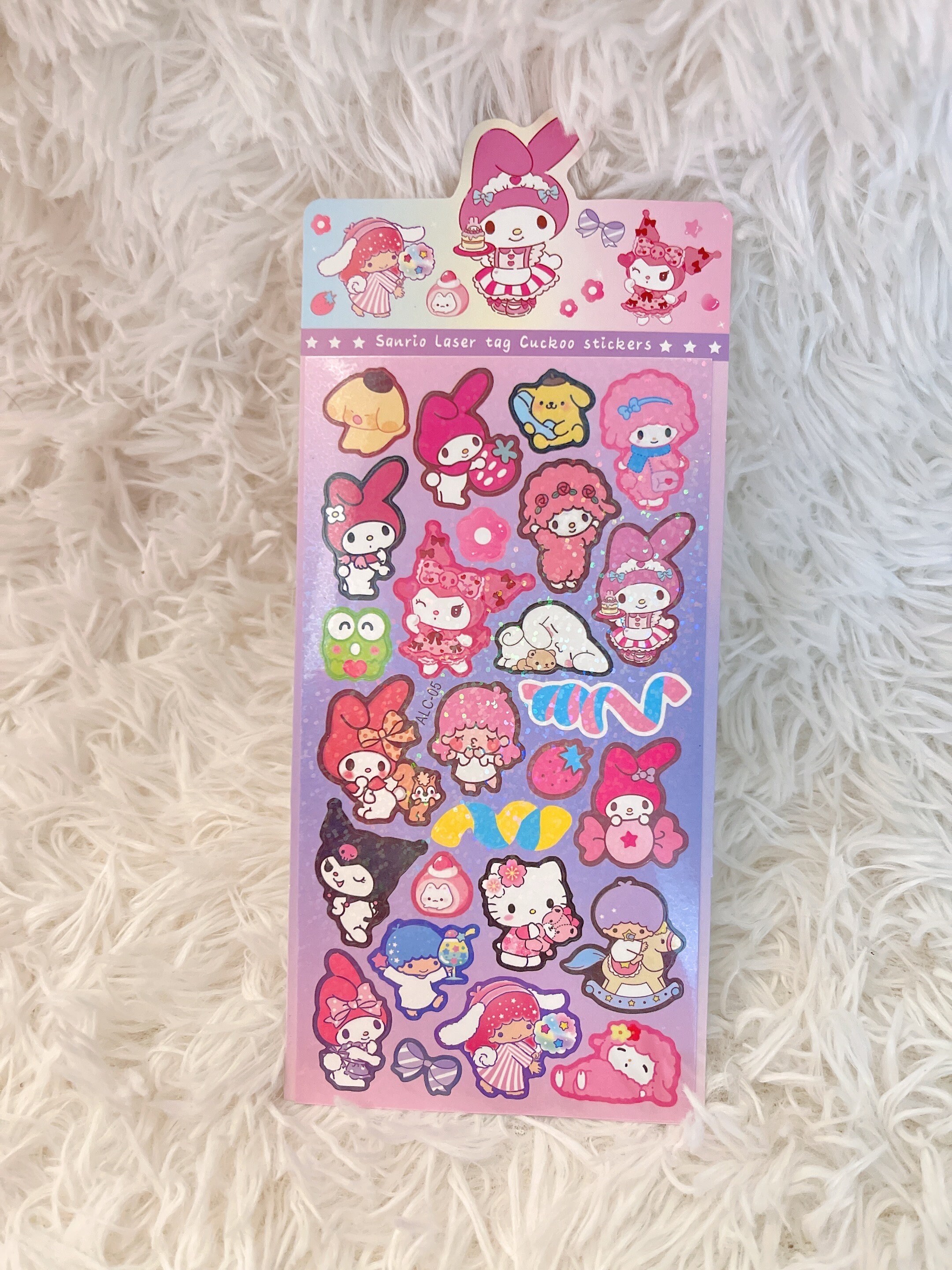 Kawaii Laser Cut Stickers, Cute Sanrio Characters Stickers, Back to ...