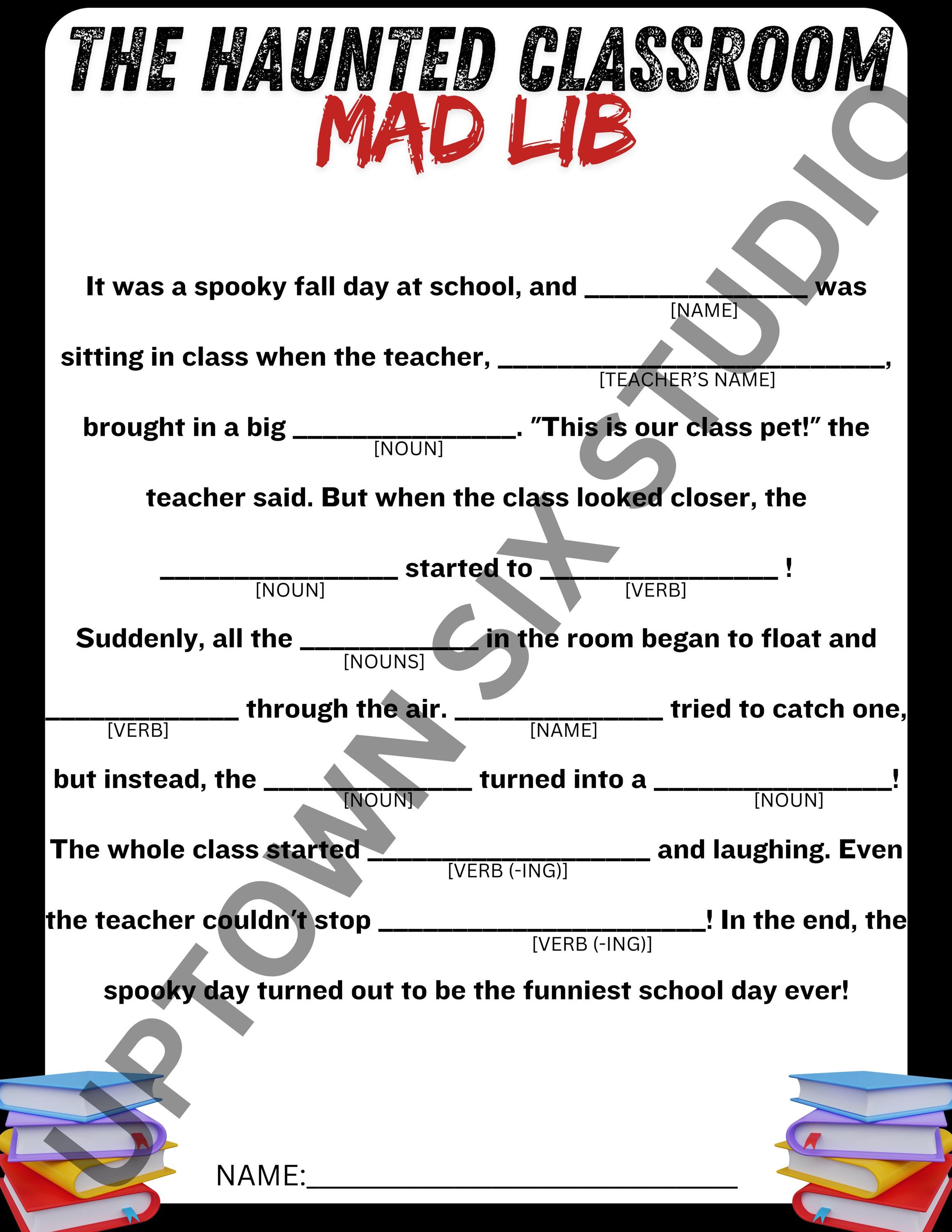 Kids Mad Libs Printable Worksheets Fun & Educational Digital Activity ...