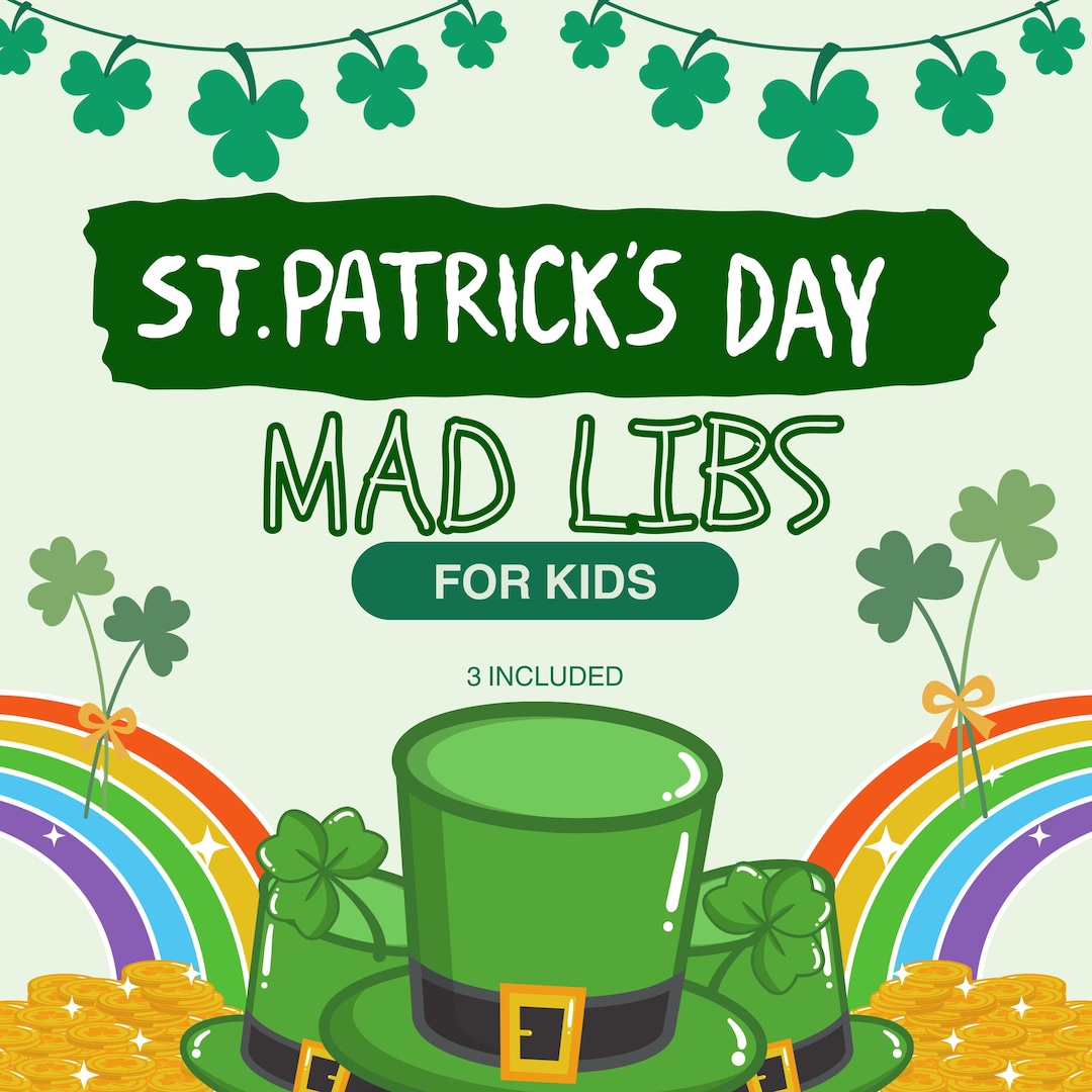 Printable St. Patrick’s Day Mad Libs | Fun and Educational Kids ...