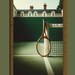 Vintage Tennis Racquet and Court Art Print - Classic Sports Decor - Etsy