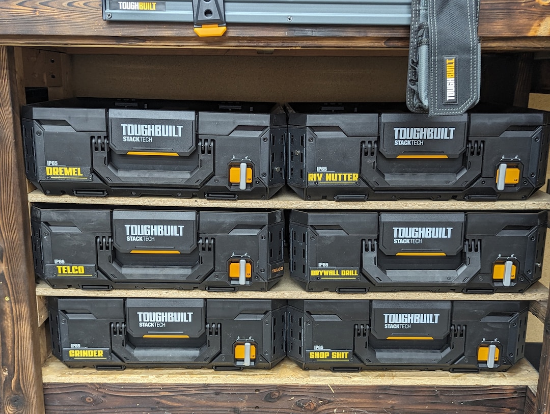 Toughbuilt Stacktech Face Label - Etsy