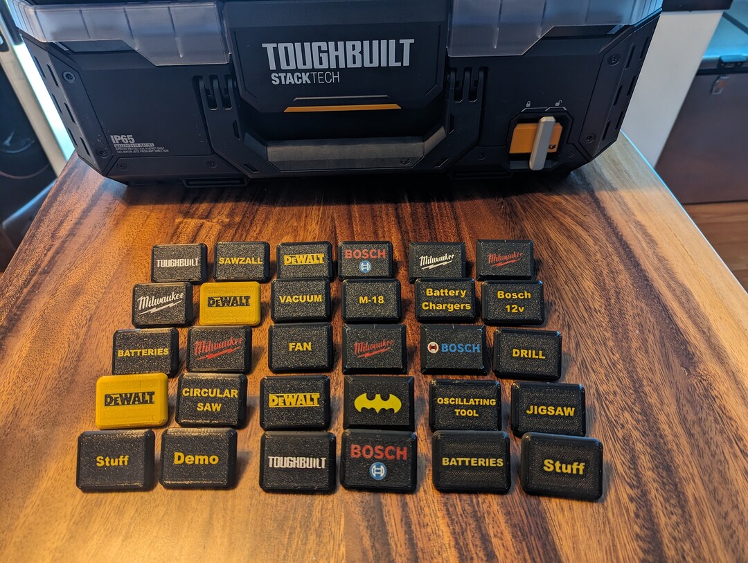 Toughbuilt Stacktech Rail Label - Etsy