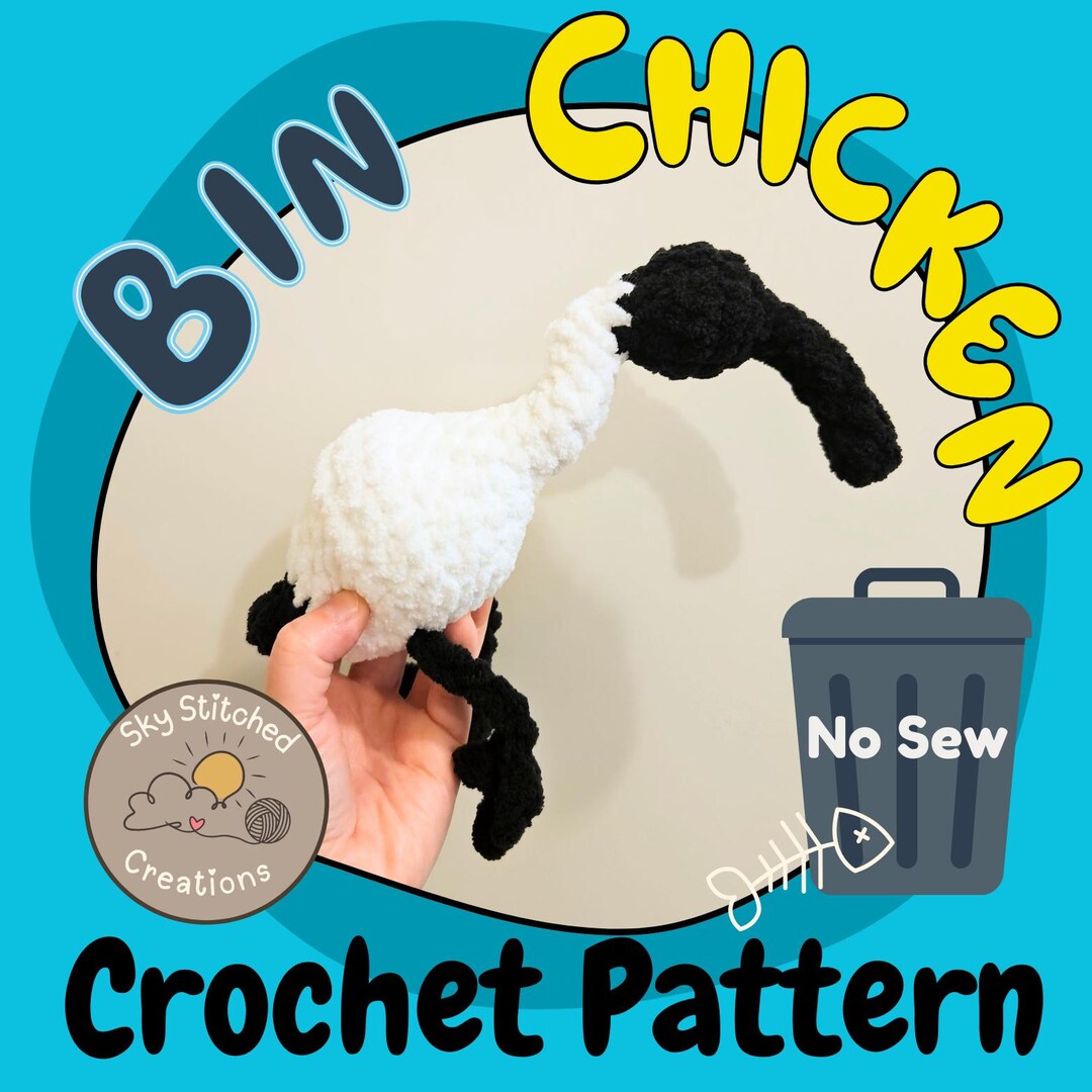 Bin Chicken Ibis - Crochet Pattern - Etsy