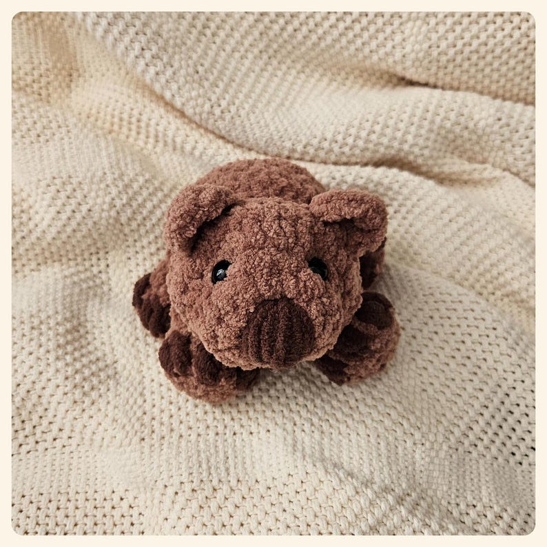 Wombat Crochet Pattern - No-sew - Etsy