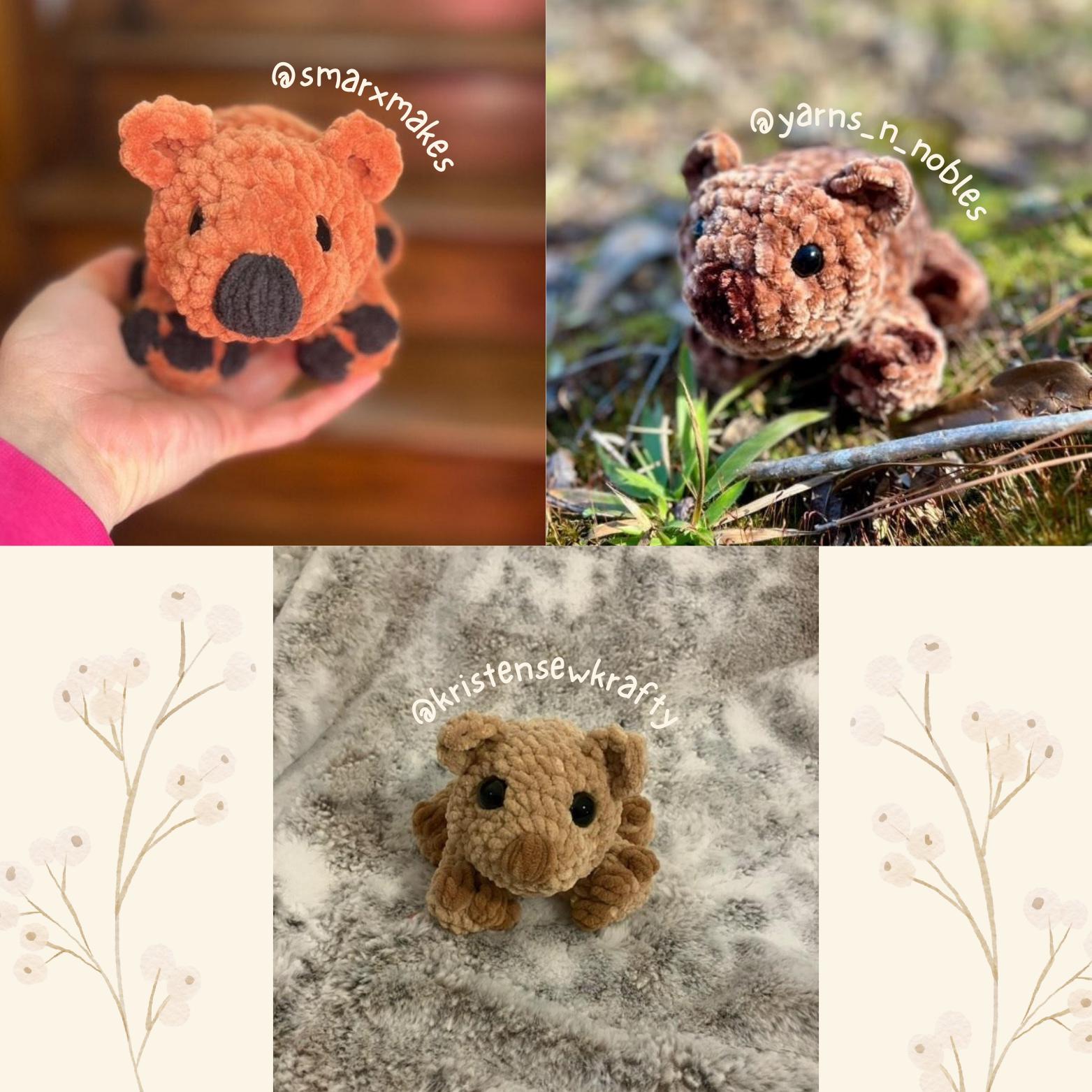 Wombat Crochet Pattern - No-sew - Etsy