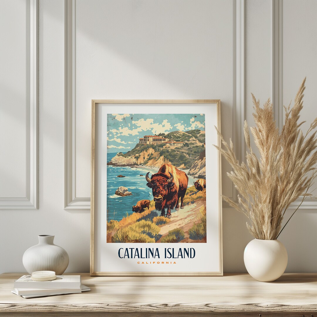 Catalina Island Travel Poster - Etsy