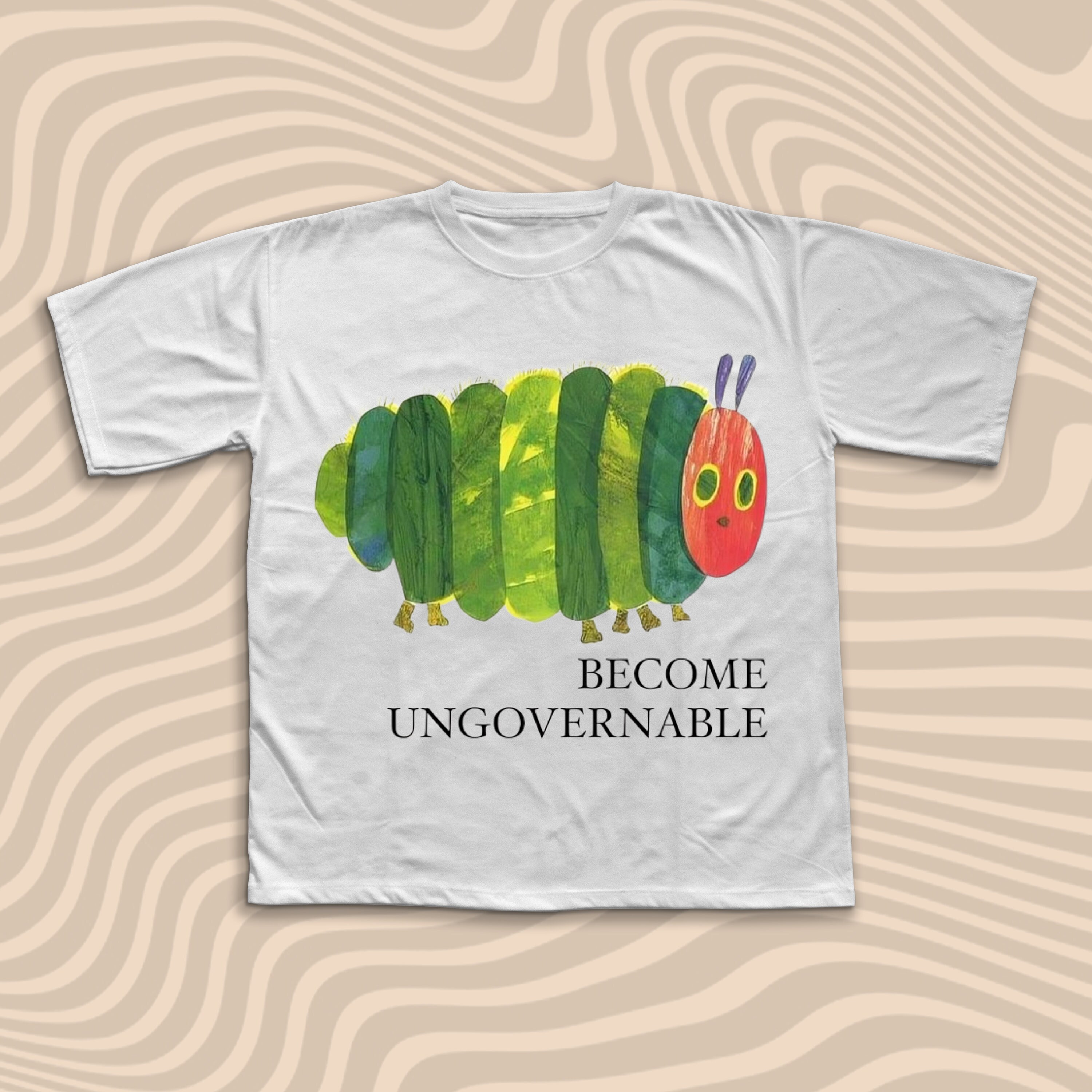 The Very Hungry Caterpillar, T-shirt, Unisex Gift Vintage Tee, Quote ...