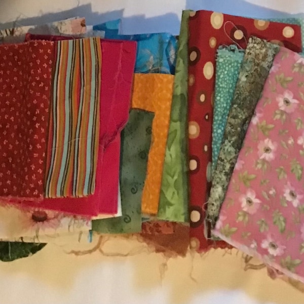 Scrap Fabric Patches - Etsy