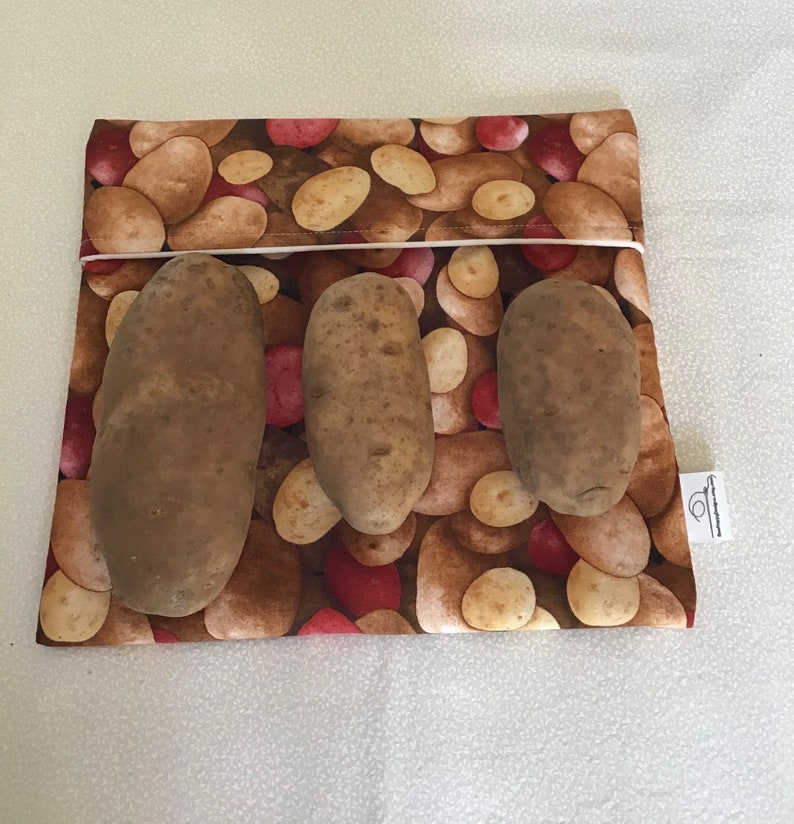Microwave Potato Bag Potato Pouch Free Shipping Potato Themed - Etsy