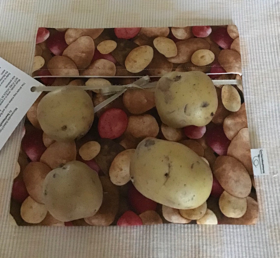 Microwave Potato Bag Potato Pouch Free Shipping Potato Themed - Etsy