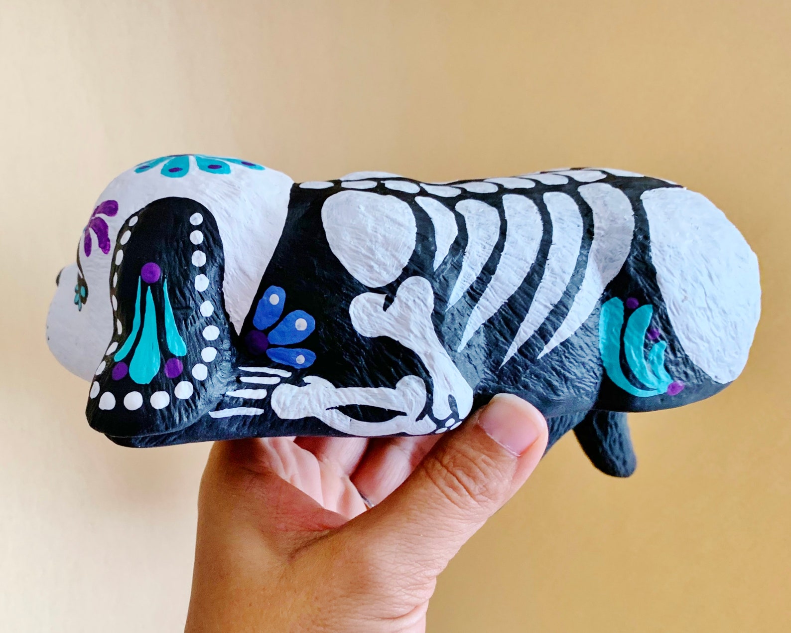 Day of the Dead DOG Shelf Sitter Skeleton Puppy Statue Pet | Etsy