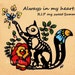 Day of the Dead CAT Dia De Los Muertos Print 8 X 10 or 11 X 14 Donation ...
