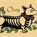 Day of the Dead CORGI Dog Dia De Los Muertos Art Print 5 X 7, 8 X 10 or ...