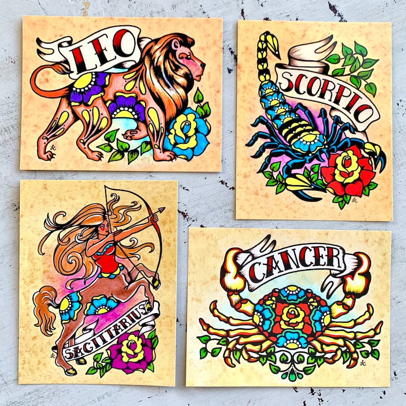 Aquarius Postcards - Etsy