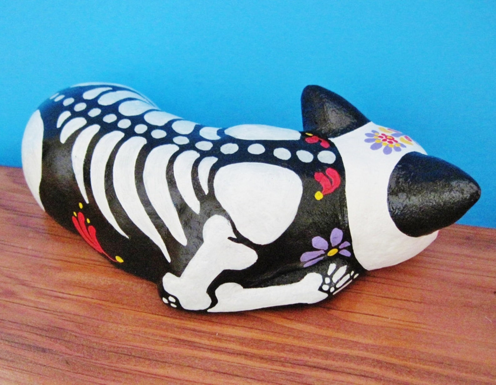 Day of the Dead CAT Shelf Sitter Skeleton Kitty Statue Pet - Etsy