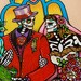 Day of the Dead WEDDING Art Print, Day of the Dead Couple Bride and ...