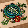 Mexican Folk Art Frog LA RANA Loteria Print 5 X 7, 8 X 10 or 11 X 14 - Etsy