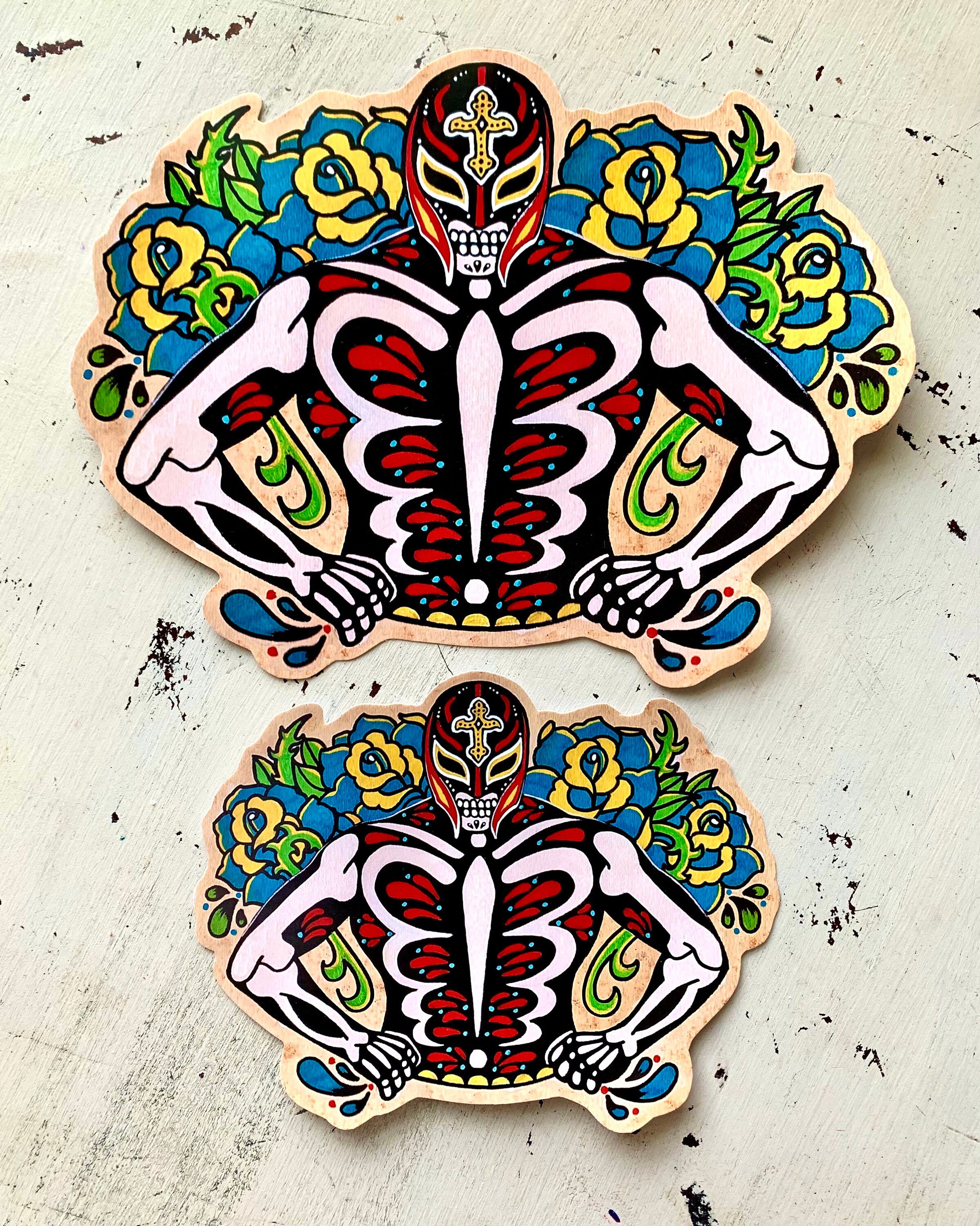 Luchador Mask Tattoo