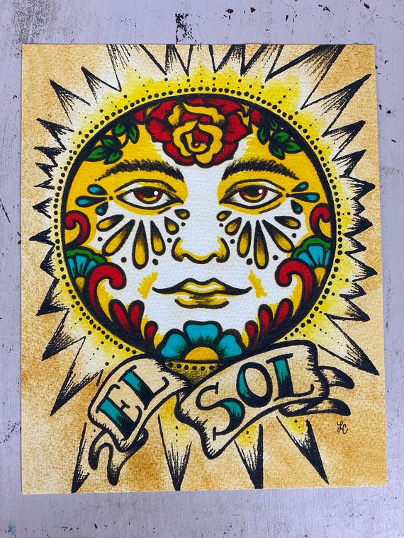 Mexican Folk Art Sun