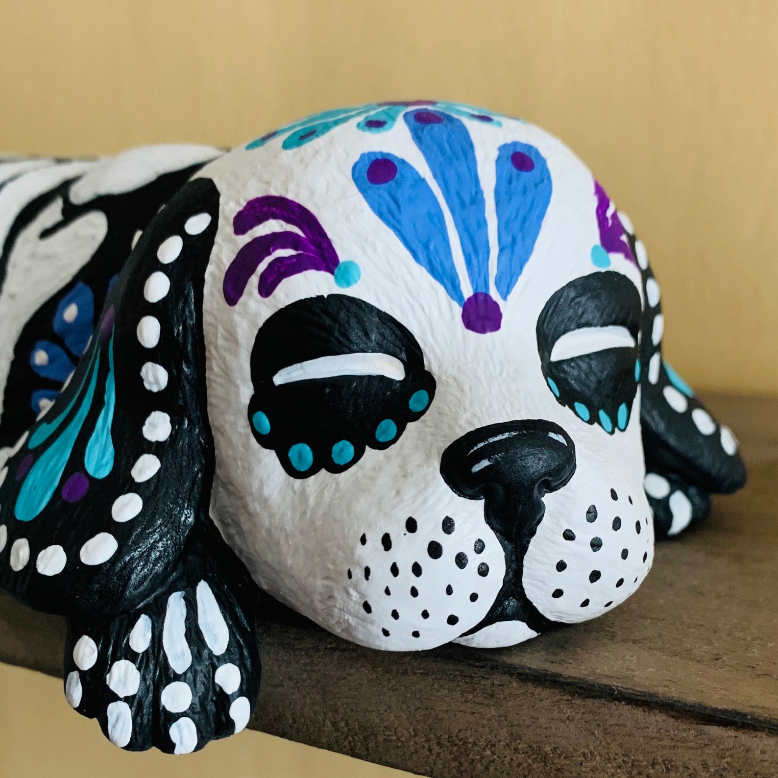 Day of the Dead DOG Shelf Sitter Skeleton Puppy Statue Pet | Etsy