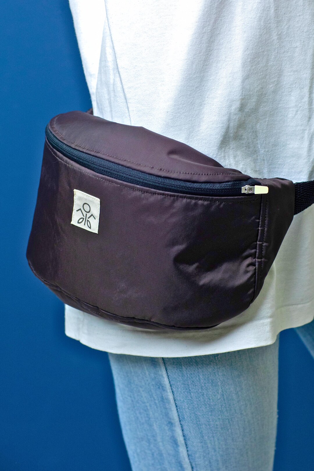 Handmade Brown Fanny Pack - Vegan Belly Bag - Unisex Hip Bag - Casual ...