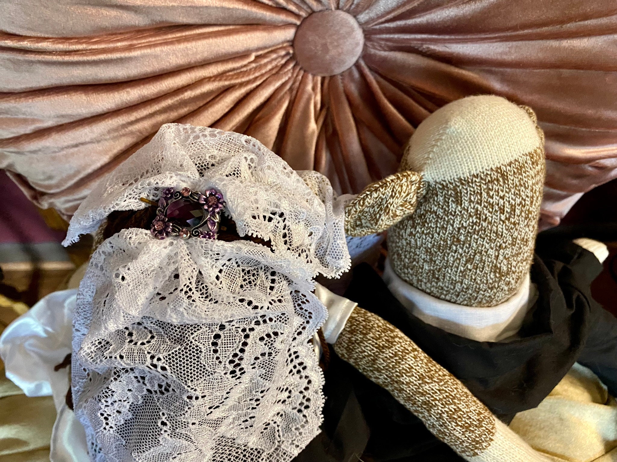 Custom Bridal Sock Monkey Couple - Etsy