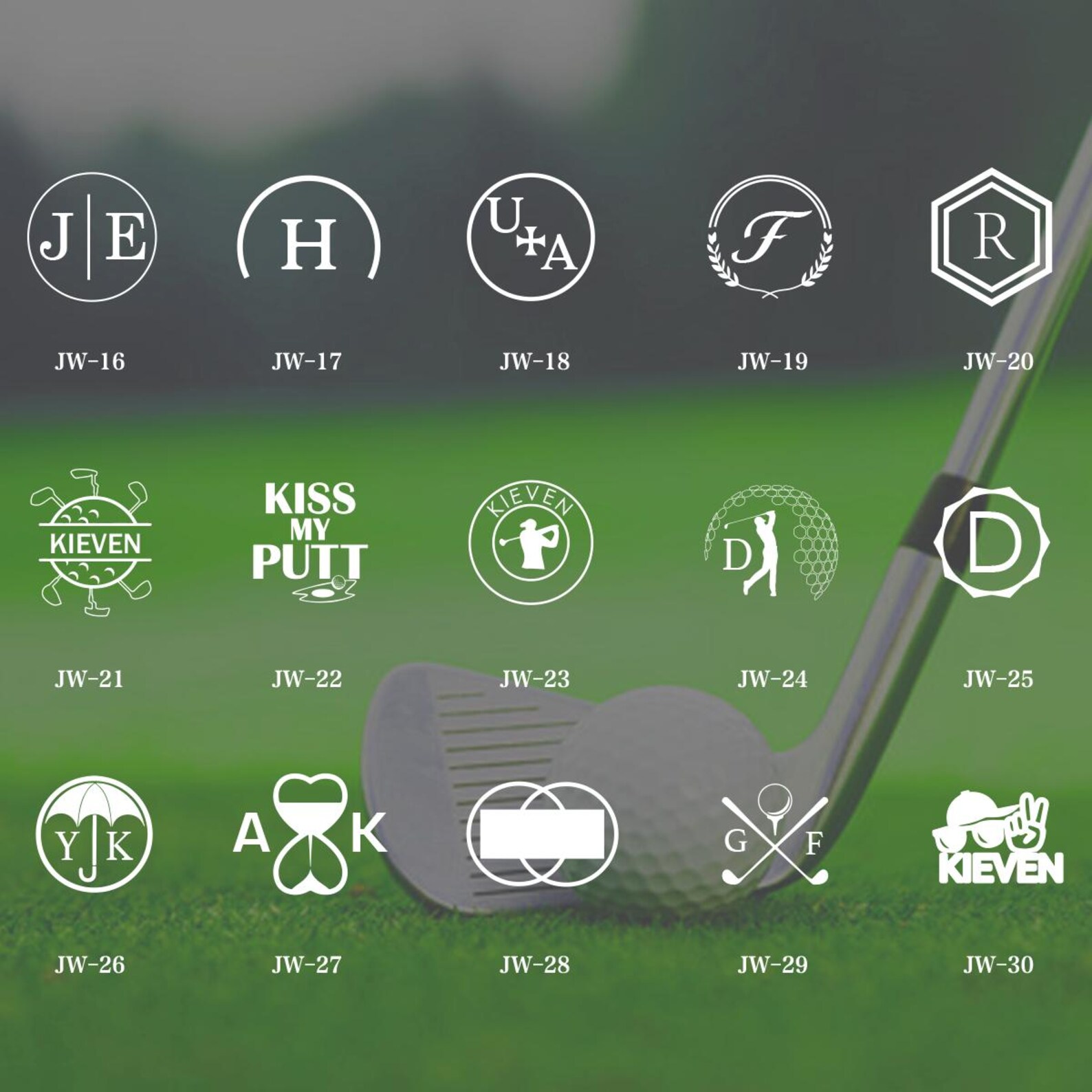 Custom Golf Stamp/golfer Sport Gift/personalized Golf Stamp/monogram ...