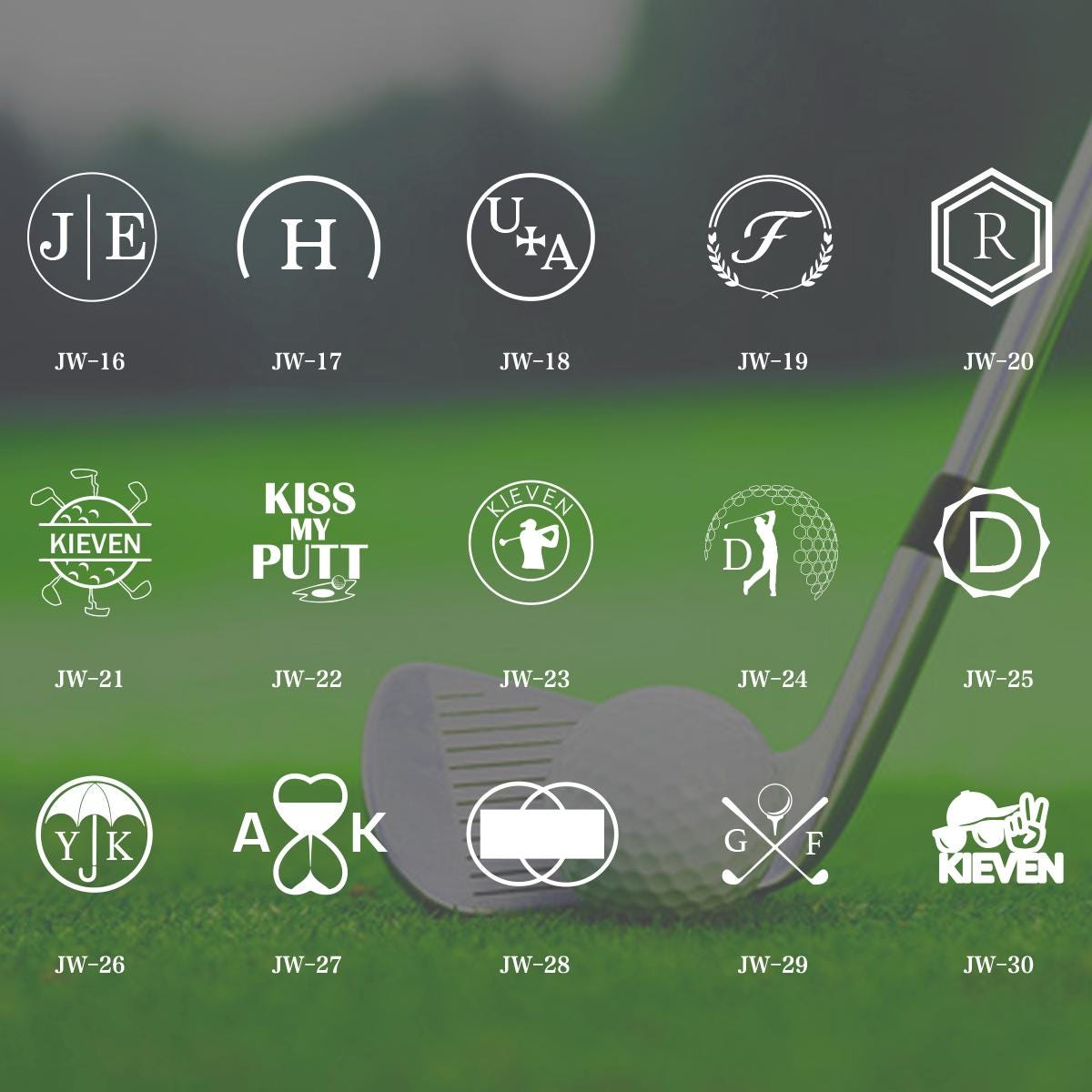 Custom Golf Stamp/golfer Sport Gift/personalized Golf Stamp/monogram ...
