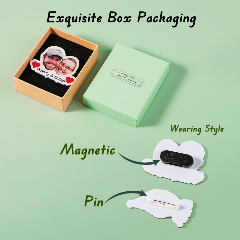 Custom Portrait Enamel Pin, Enamel Coated Pins, Custom Portrait Pin ...