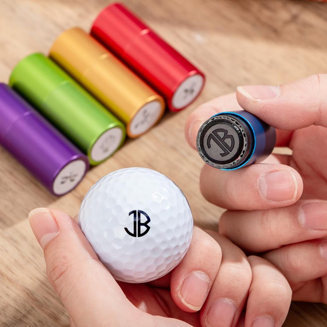 Gift for Golfer/custom Stainless Stamp/custom Golf Ball Stamp Box ...