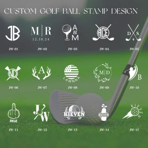 Custom Golf Stamp/golfer Sport Gift/personalized Golf Stamp/monogram ...