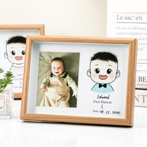 Baby Hair, My First Hair, Baby's First Haircut, Baby Memory Frame, Baby ...