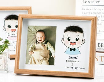 Baby's First Haircut, Baby Memory Frame, Baby Hair, My First Hair, Baby ...