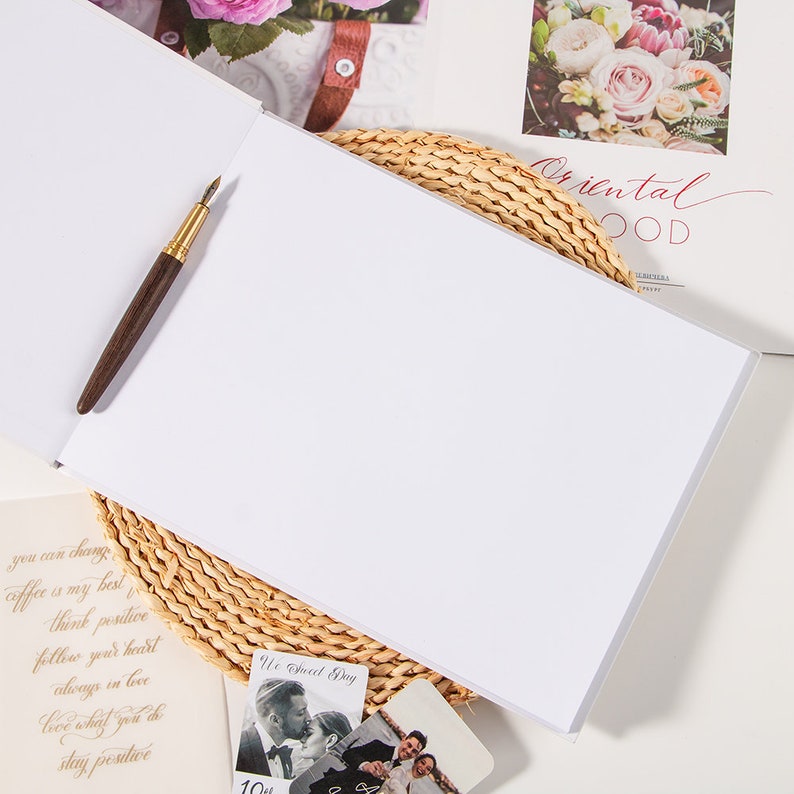 Wedding Polaroid Photo Album, Modern Wedding Guest Book, Wedding Guest ...