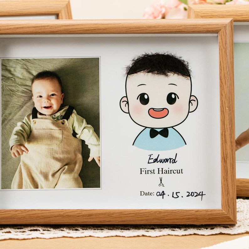 Personalized Child's First Hair, Baby's First Haircut, Baby Room ...