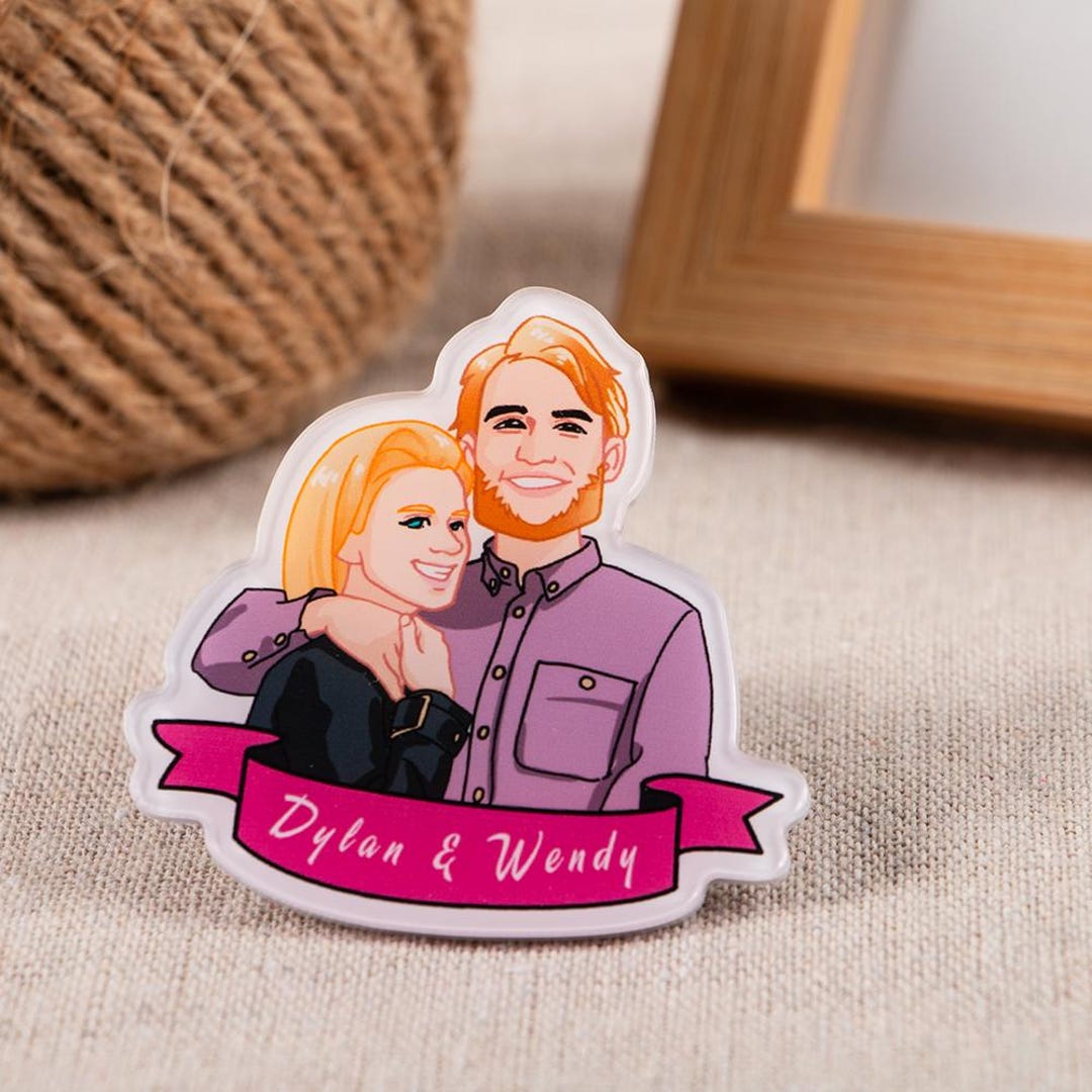 Enamel Coated Pins, Custom Lapel Pins, Custom Portrait Enamel Pin ...
