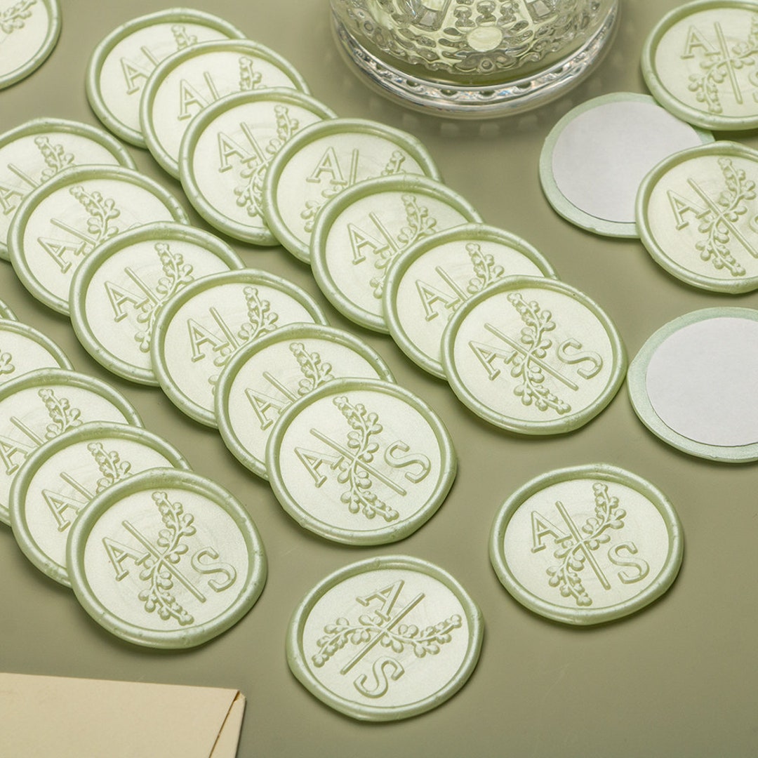 Custom Wax Seal Stickers, Wedding Self-adhesive Wax Stickers, Wedding ...