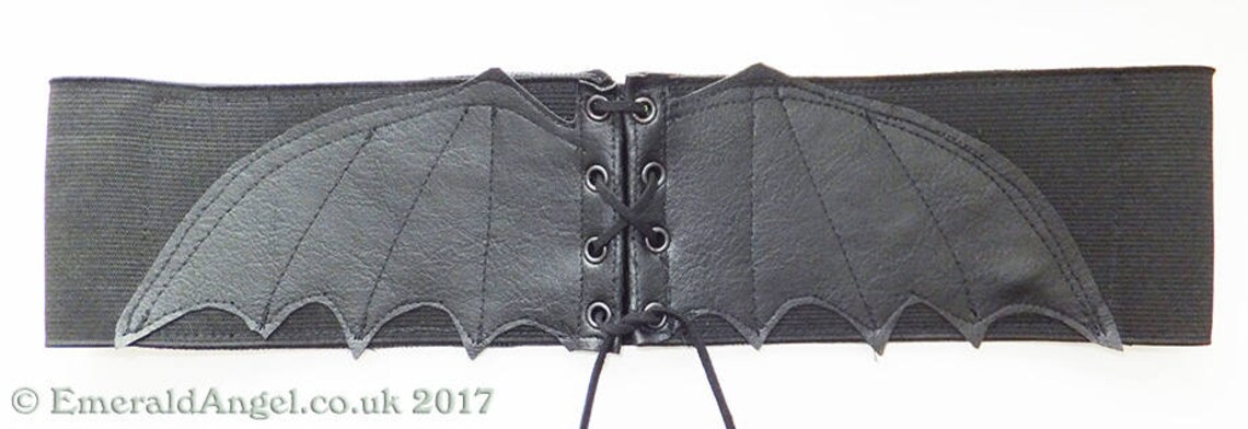 Bat Wings Corset Belt Any Size 3 Inches. - Etsy UK