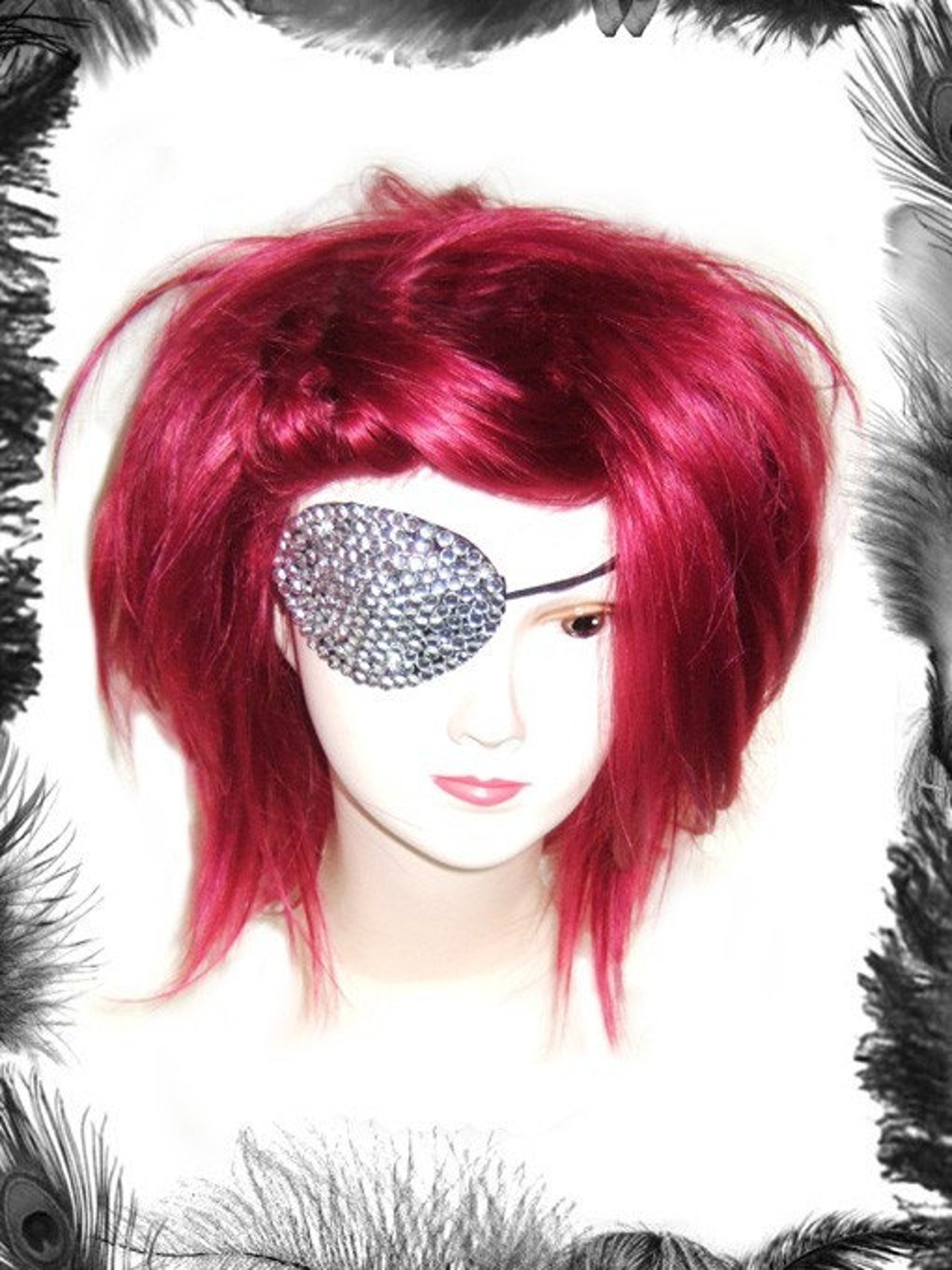 Rhinestone Eye Patch Glam Pirate 6 Colours as Worn by - Etsy