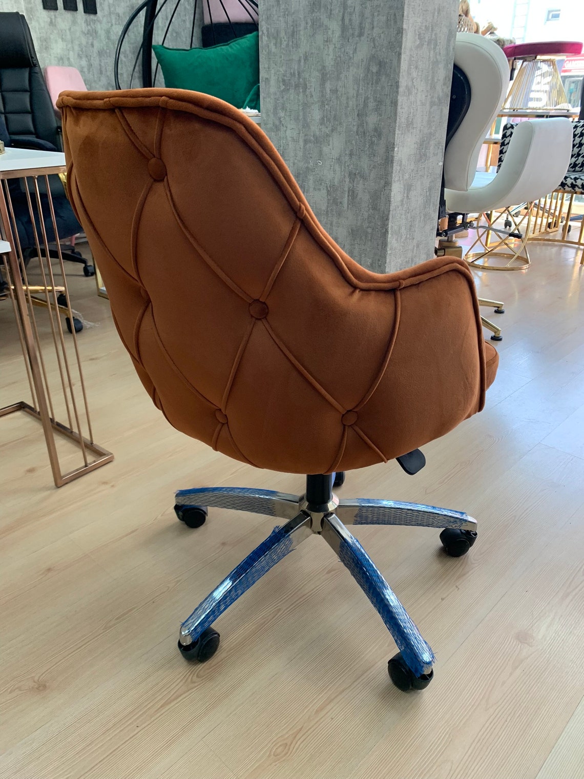 Personal Chair, Wheeled Secretary Chair, Worker Chair - Etsy